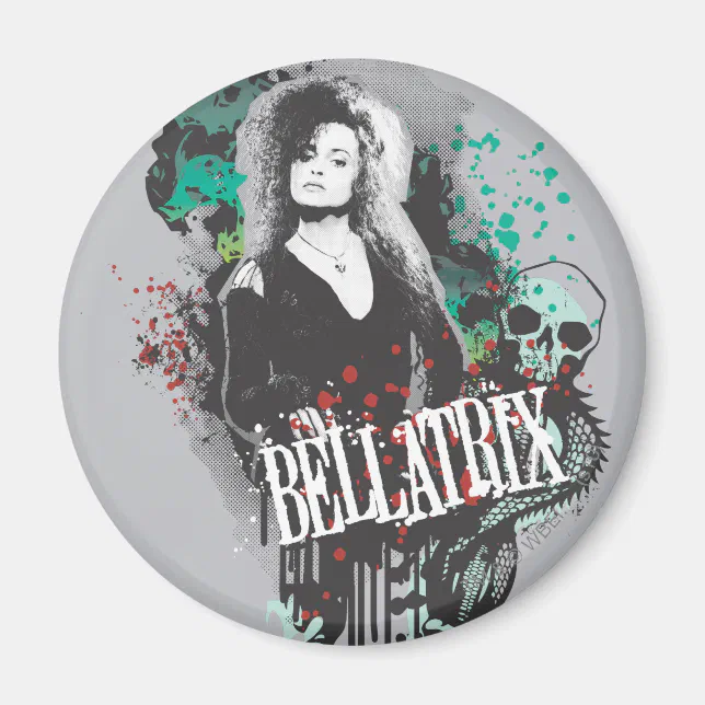 Bellatrix Lestrange Graphic Logo Magnet | Zazzle