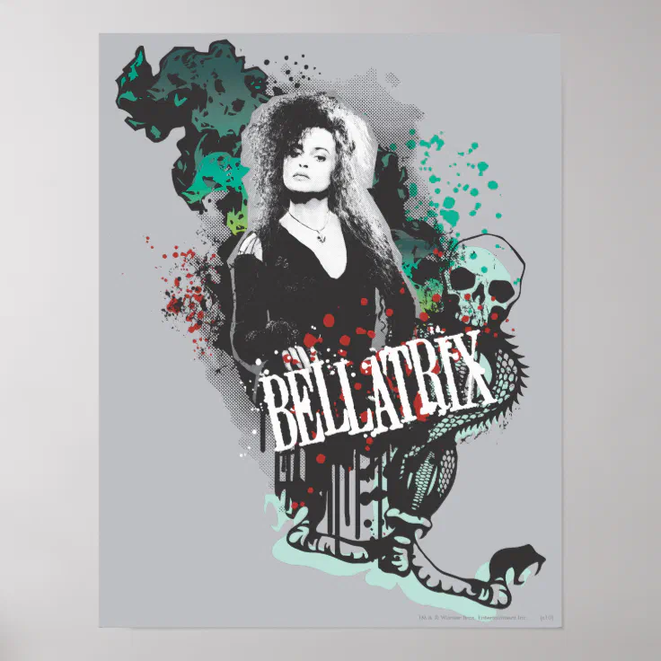 Bellatrix Lestrange Graphic Logo Poster | Zazzle
