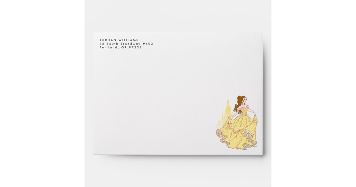 Belle & Castle Graphic Envelope | Zazzle.com
