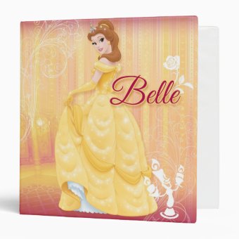 Belle Princess Binder | Zazzle