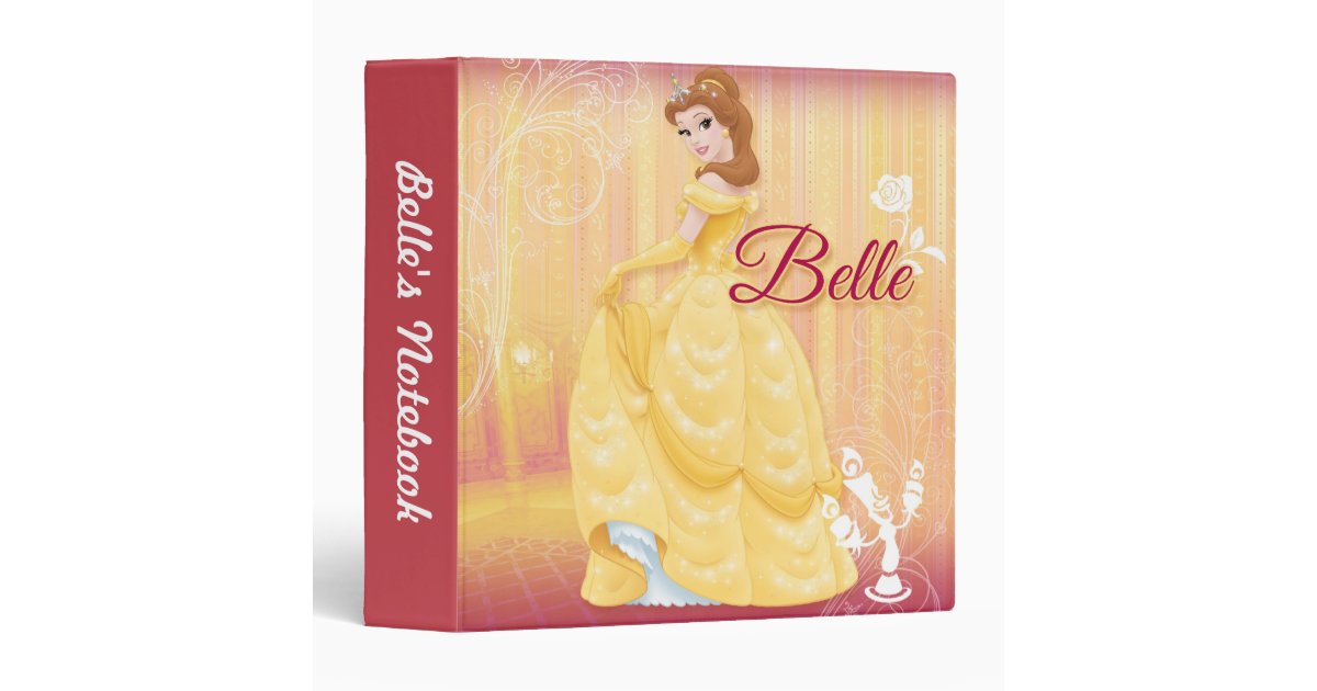 Belle Princess Binder | Zazzle
