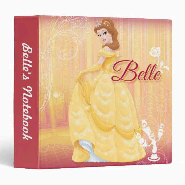 Belle Princess Binder | Zazzle