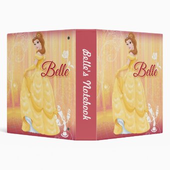Belle Princess Binder | Zazzle