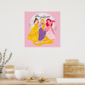 Belle, Rapnuzel, Ariel "Extra Girl Power" Poster | Zazzle