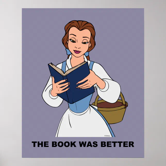 Belle | The Book was Better Poster | Zazzle