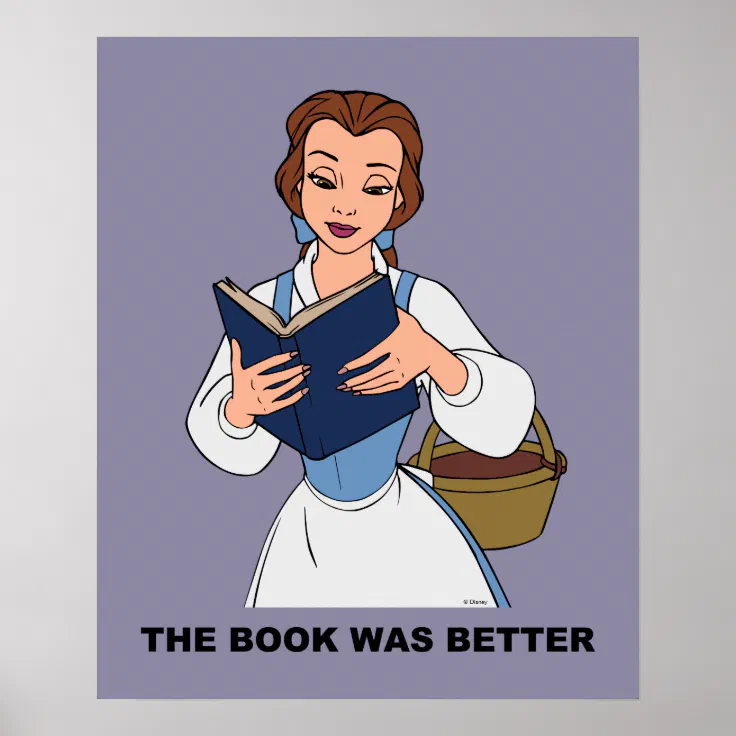 Belle | The Book was Better Poster | Zazzle