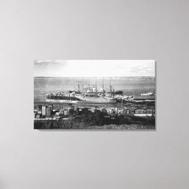 Bellingham, Washington - Ocean Vessels Canvas Print | Zazzle