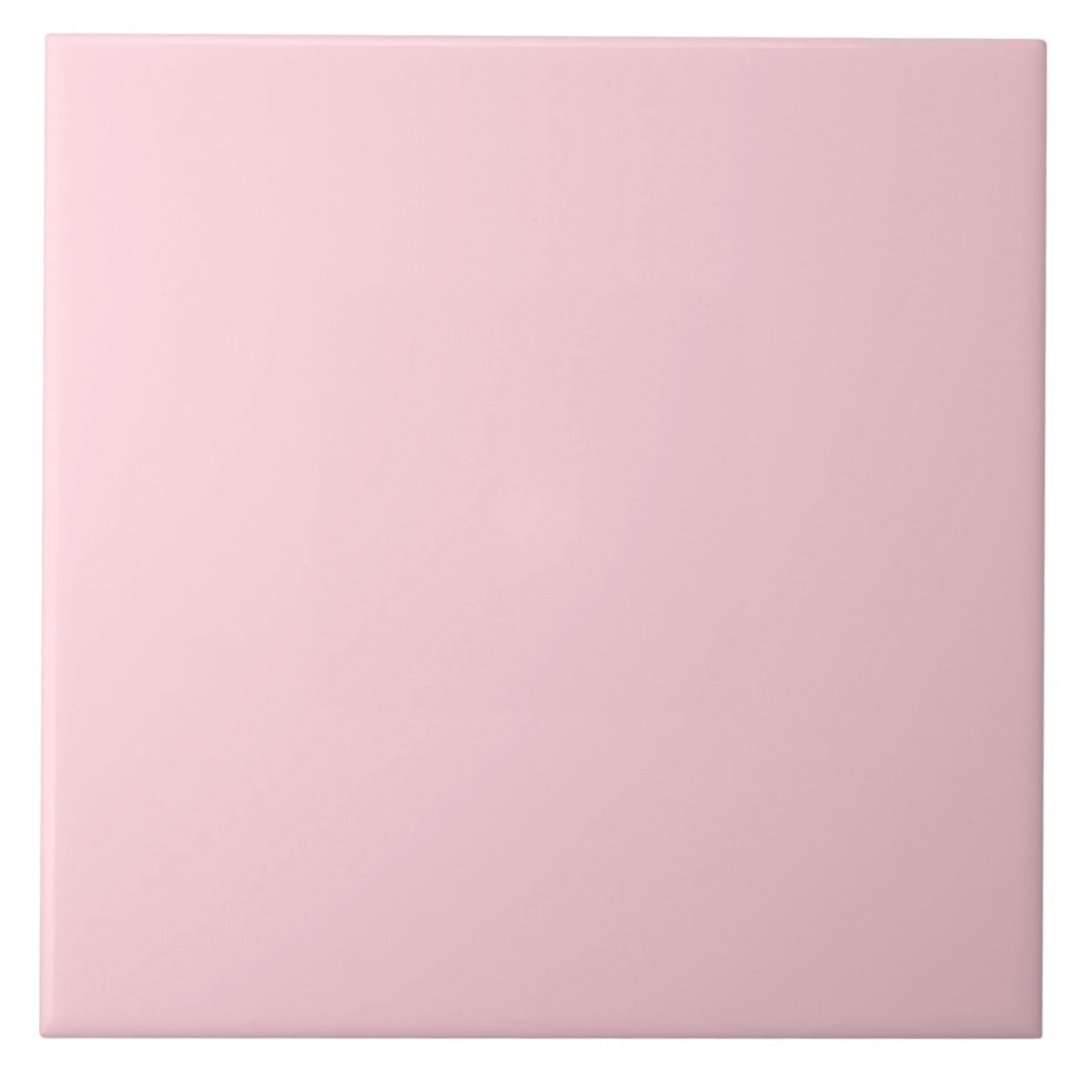 Bellini Powder Pink 2015 Color Trend Template Tile | Zazzle