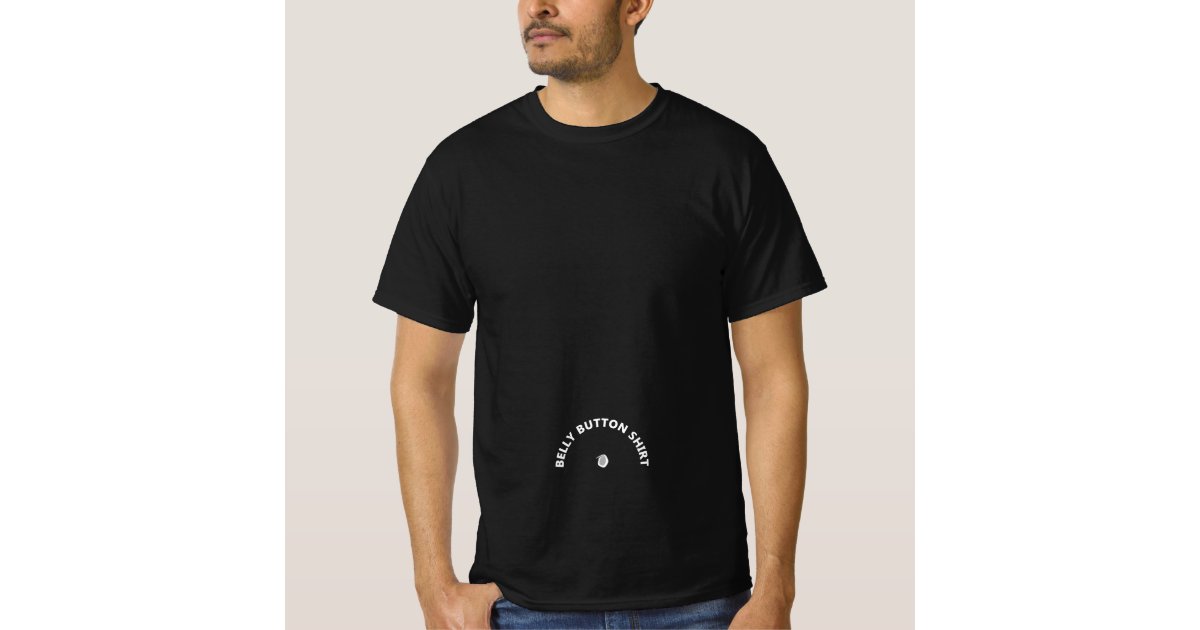 Belly Button Funny T-Shirt | Zazzle