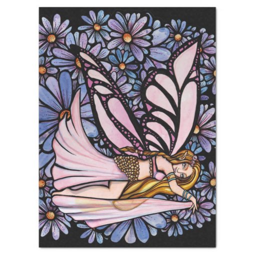 Belly Dance Fairy Art Belly Dancing Fairies Tissue Paper | Zazzle