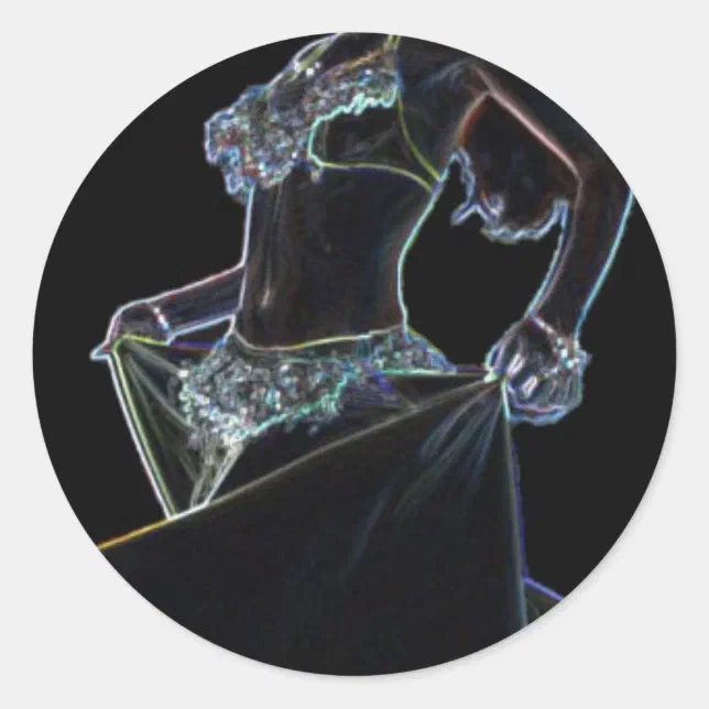 belly dance stickers | Zazzle