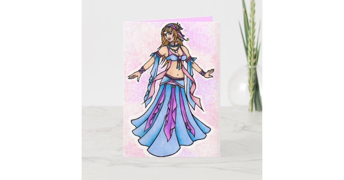 Belly Dancer Birthday Cards | Zazzle.com