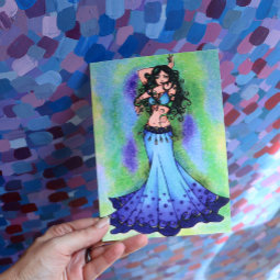 Belly Dancer Birthday Cards | Zazzle