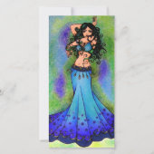 Belly Dancer Birthday Cards | Zazzle