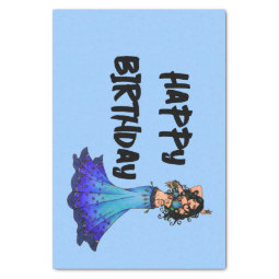 Belly Dancer Birthday Cards Tissue Paper | Zazzle