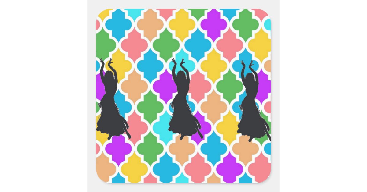 Belly Dancer Trio stickers | Zazzle