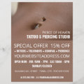 Belly Piercing, Tattoo & Body Piercing Studio Flyer | Zazzle