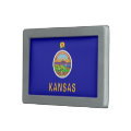 Belt Buckle with Flag of Kansas State | Zazzle
