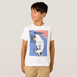 Beluga Whale T-Shirt | Zazzle