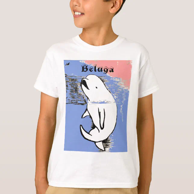 Beluga Whale T-Shirt | Zazzle