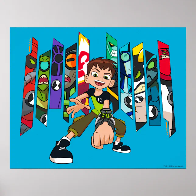 Ben 10 Alien Collection Graphic Poster | Zazzle