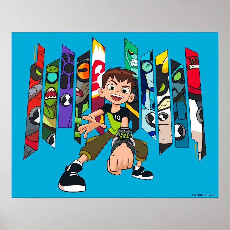 Ben 10 Alien Collection Graphic Poster | Zazzle