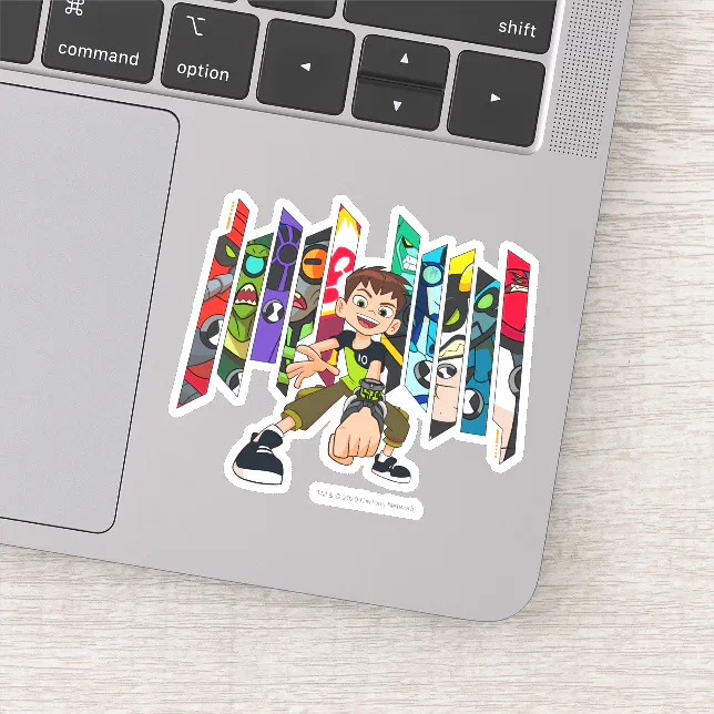 Ben 10 Alien Collection Graphic Sticker | Zazzle
