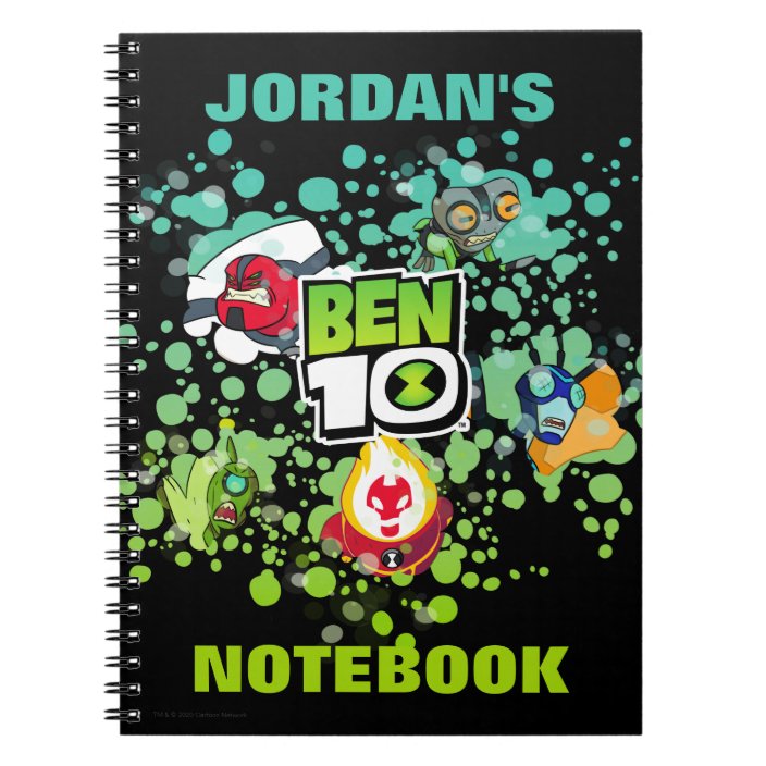 Ben 10 Alien Forms Bubble Graphic Notebook | Zazzle.com