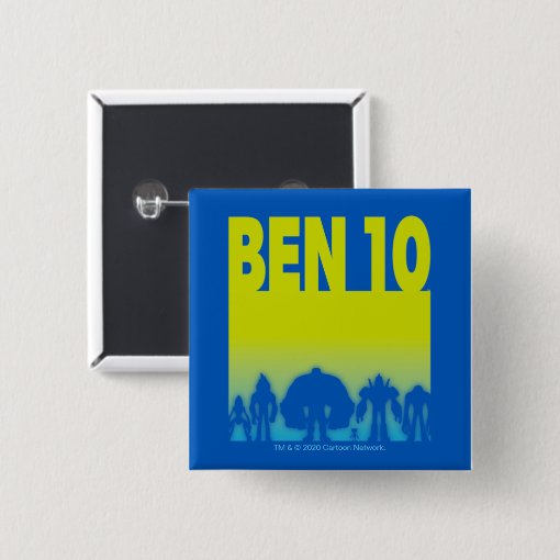 Ben 10 Alien Line-up Logo Button | Zazzle