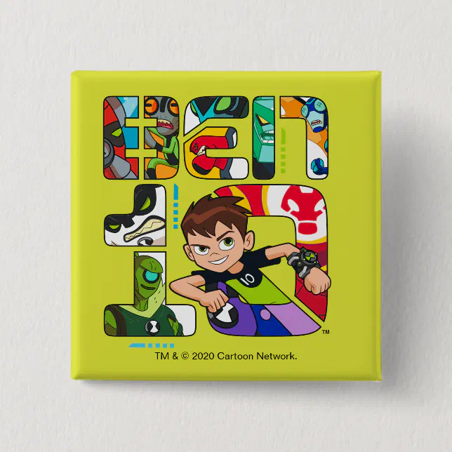 Ben 10 Alien Logo Button | Zazzle