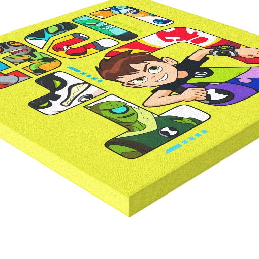 Ben 10 Alien Logo Canvas Print | Zazzle
