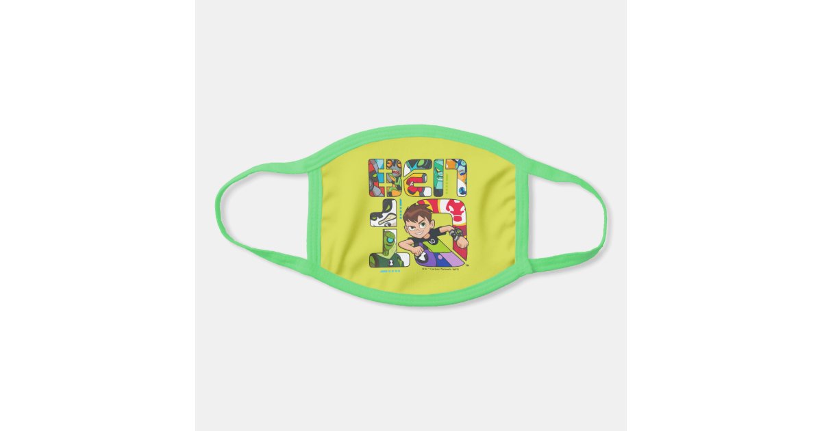 Ben 10 Alien Logo Face Mask | Zazzle
