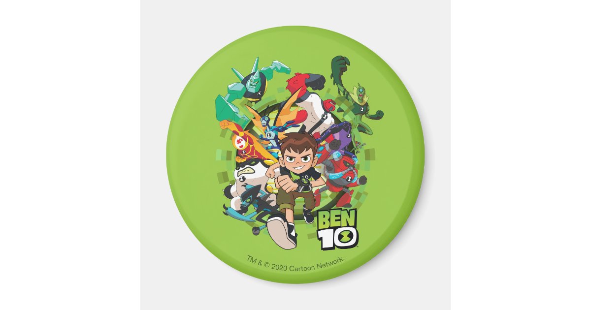 Ben 10 Alien Rush Graphic Magnet | Zazzle