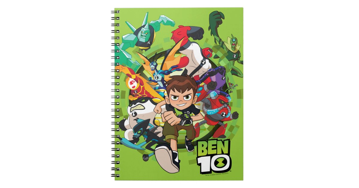 Ben 10 Alien Rush Graphic Notebook | Zazzle