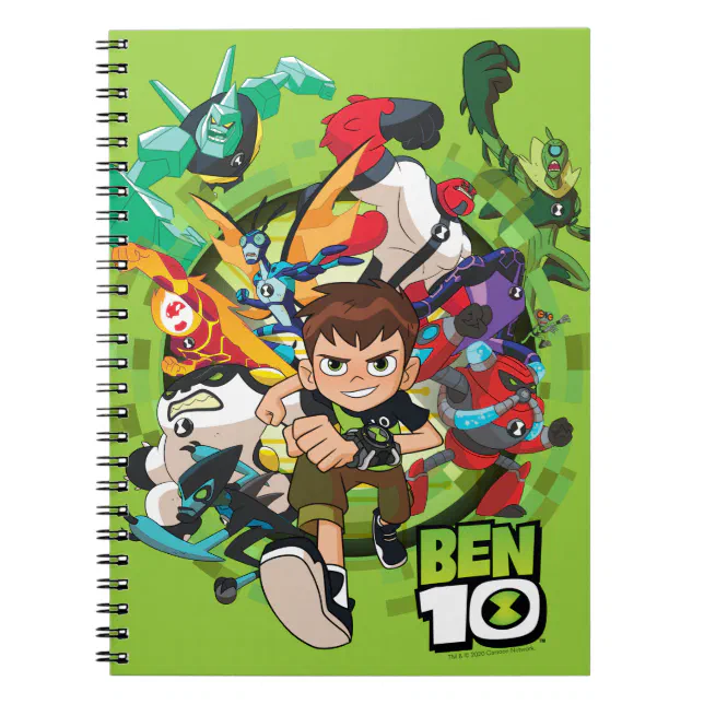 Ben 10 Alien Rush Graphic Notebook | Zazzle