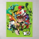 Ben 10 Alien Rush Graphic Poster | Zazzle