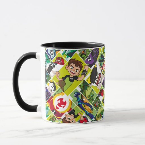 Ben 10 Alien Tile Pattern Mug | Zazzle