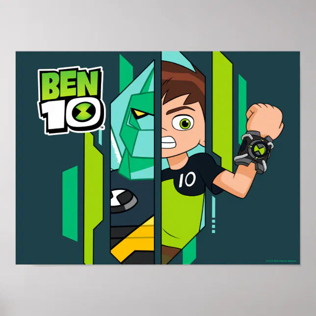 Ben 10 Diamondhead DNA Transformation Poster | Zazzle