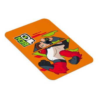 Ben 10 Four Arms DNA Transformation Magnet | Zazzle