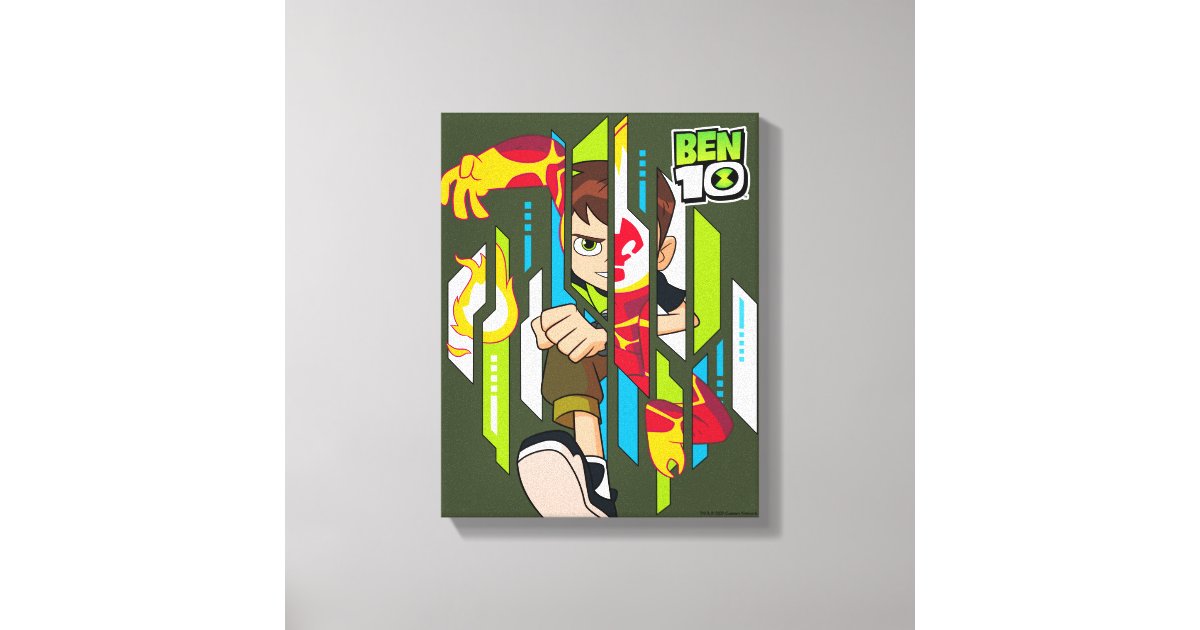 Ben 10 Heatblast DNA Transformation Canvas Print | Zazzle