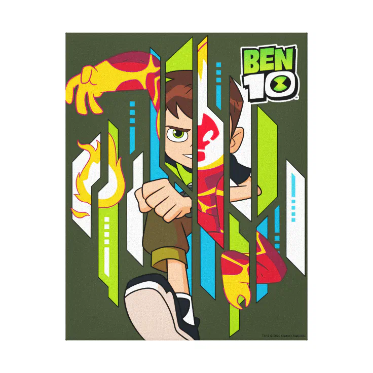 Ben 10 Heatblast DNA Transformation Canvas Print | Zazzle