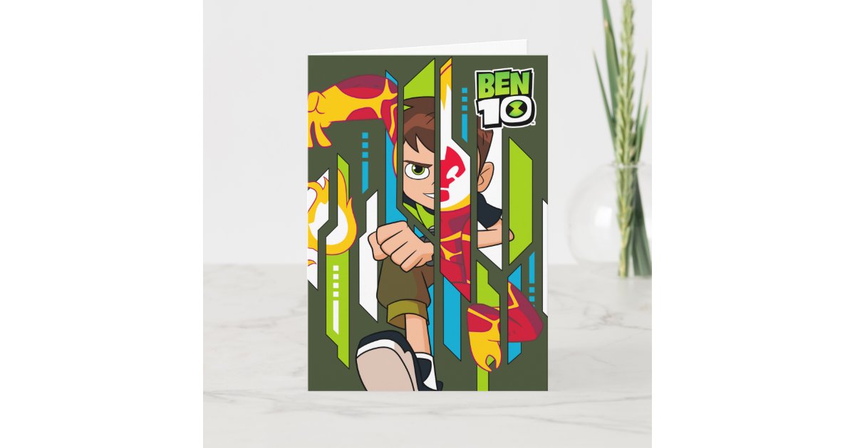 Ben 10 Heatblast DNA Transformation Card | Zazzle