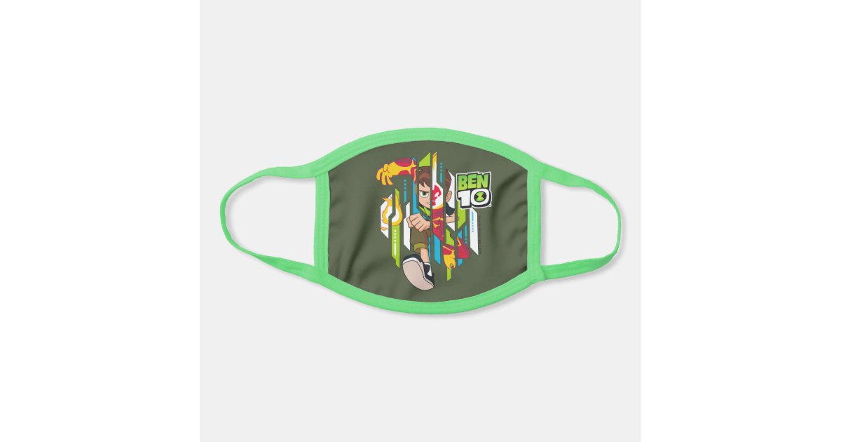 Ben 10 Heatblast DNA Transformation Face Mask | Zazzle