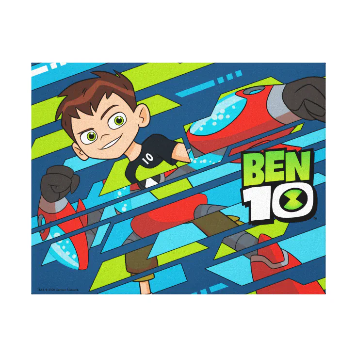Ben 10 Overflow DNA Transformation Canvas Print | Zazzle