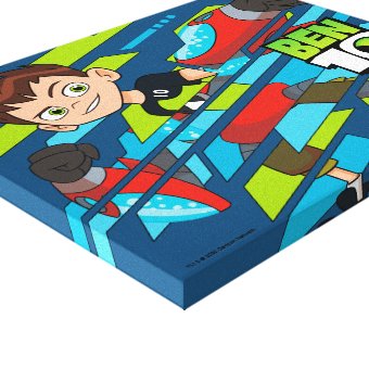 Ben 10 Overflow DNA Transformation Canvas Print | Zazzle