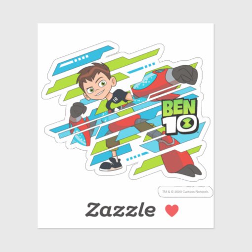 Ben 10 Overflow DNA Transformation Sticker | Zazzle