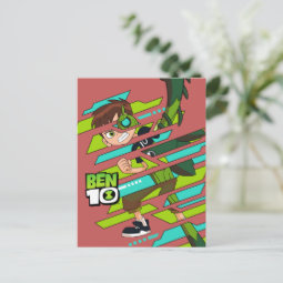 Ben 10 Wildvine DNA Transformation Invitation Postcard | Zazzle