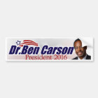 Ben Carson for President Bumper Sticker | Zazzle