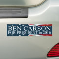 Ben Carson for President in 2016 Bumper Sticker | Zazzle