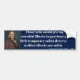 Ben Franklin Liberty Quote Bumper Sticker | Zazzle